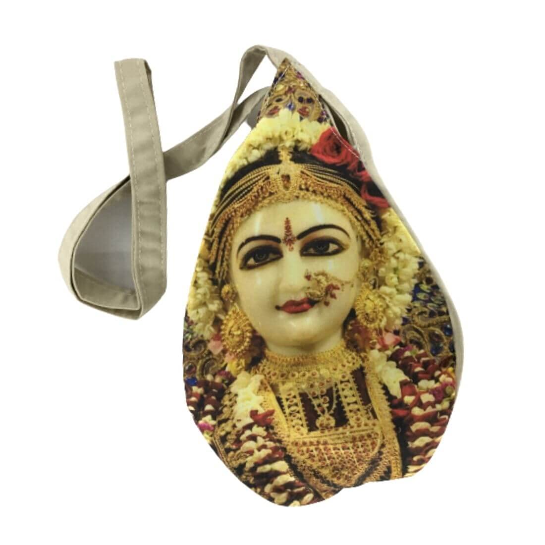 Buy MAYAPURI Printed Bead Bag/Chanting Bag/Gomukhi Japa Bag with Zip ...