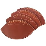 NFL Football Leather Coasters