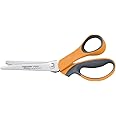 Amazon.com: Fiskars Softgrip Pinking Shears (8"), 8 Inch, Steel and Orange