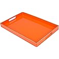 Amazon.com: MAONAME Orange Serving Tray with Handles, Modern Decorative ...
