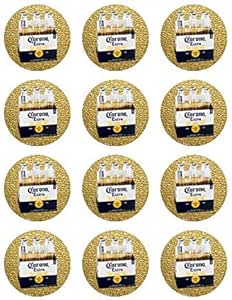 Amazon.com: 2" Pre-Cut Custom Corona Edible Image Cupcake Toppers ...