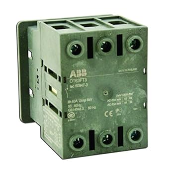 ABB OT63FT3 Non-Fused Disconnect, 60 Amp, 3-Pole: Amazon.com ...