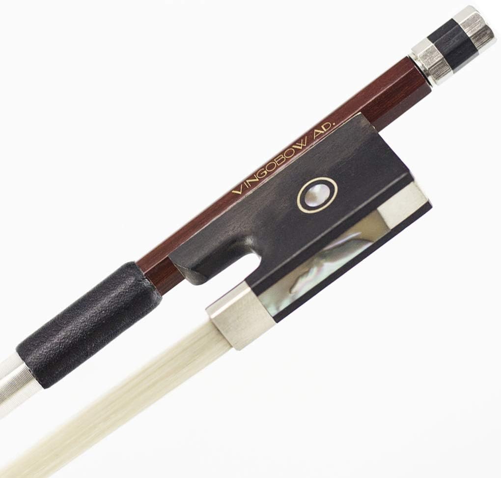 VINGOBOW Brasilien Holz Geigenbogen Geigen Geigenbogen (4/4) Größe74.5 ...