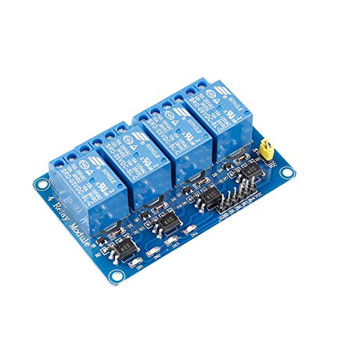 SunFounder Lab 4 Relay Module 5V 4 Channels Relay Module Compatible ...