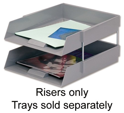5Star Letter Tray Risers Steel Set 4: Amazon.co.uk: Office Products
