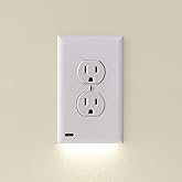 4 Pack - SnapPower GuideLight [For Duplex Outlets] - Replaces Plug-In Night Light - Electrical ...
