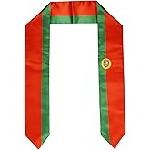 Amazon.com: Pasksamtu Ireland Flag Graduation Stole Sash for Study ...