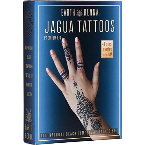 Organic Jagua Black Temporary Tattoo and Body Painting Premium Kit in ...