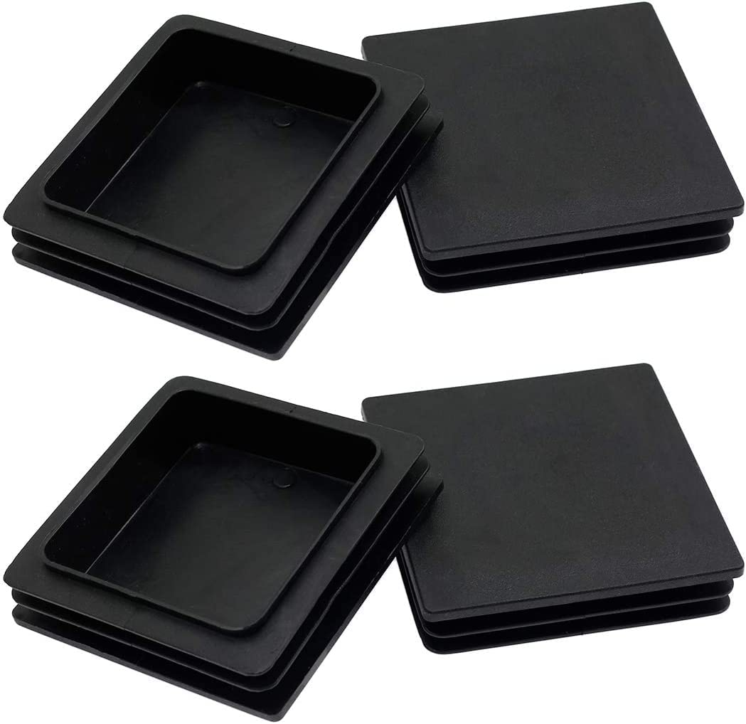 Square Tubing Plugs 3" x 3"(75 mm x 75 mm), Plastic Tubing End Caps ...