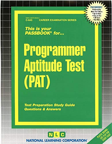 Programmer Aptitude Test (Career Examination Series): 9780837306438 ...