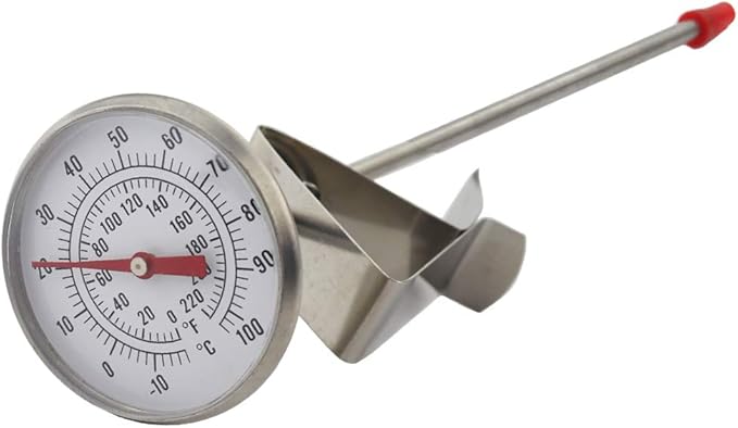Milk Thermometer for Coffee - Ideal for Milk Cheese Yoghurt Dairy ...