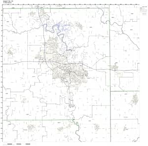 Amazon.com: Working Maps Iowa City, IA Zip Code Map Laminated: Home ...