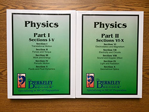 Berkeley Review Physics Part I and II (2017) – Updated for New MCAT by ...