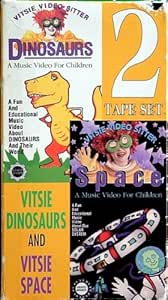 Amazon.com: Vitsie Video Sitter: Vitsie Dinosaurs: Vitsie Space: 2 Tape ...