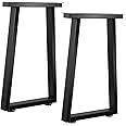 Amazon.com: ALLCOS 22 Inch Coffee Table Legs Black Metal Bench Legs ...