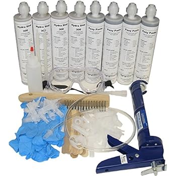 Crack Injection Kit - 30' Repair Kit For Wall Repair, Foundation repair ...
