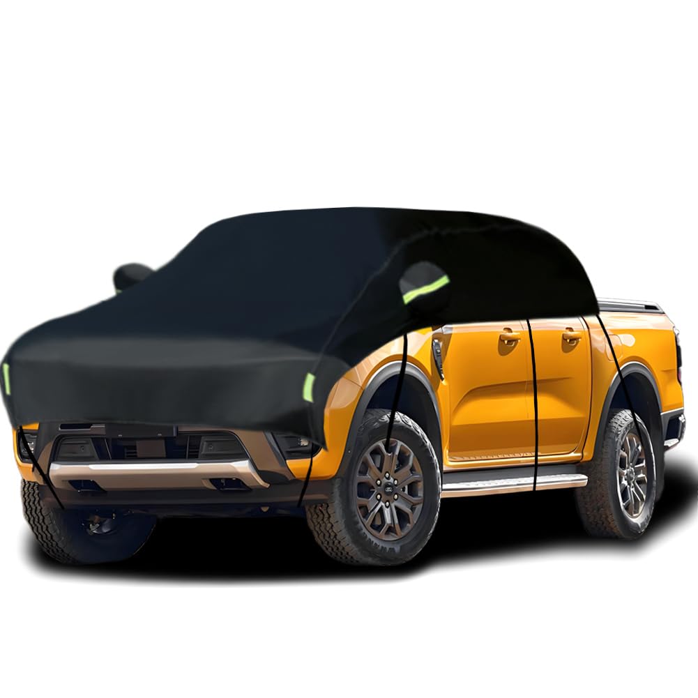 Guuffe Half Car Cover Car Cover for Sunshade Half Car Body Cover Snow ...