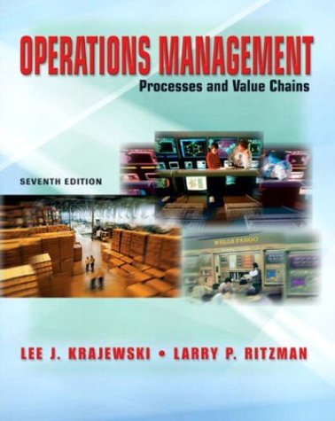 Operations Management: Processes and Value Chains: Krajewski, Lee J ...
