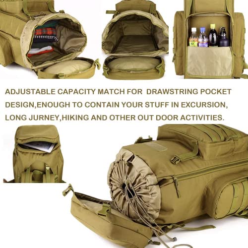 outdoor plus Extra Large Camping Backpack For Men, Hiking Backpacking ...