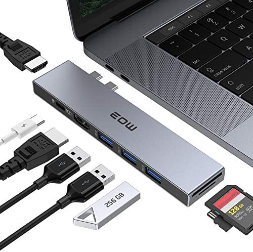 MacBook Pro Docking Station, 4K Triple Display 8 in 2 USB C Laptop ...