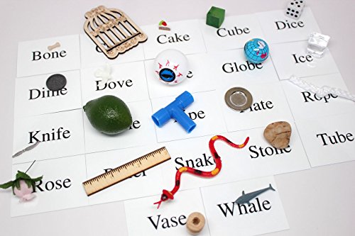 Buy Alphabet Object Set - SILENT E Words Alphabet Objects and Cards ...