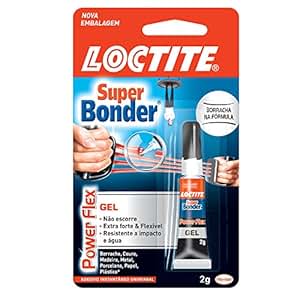 Cola Super Bonder Power FLEX GEL 2G Transparente Loctite: Amazon.com.br ...