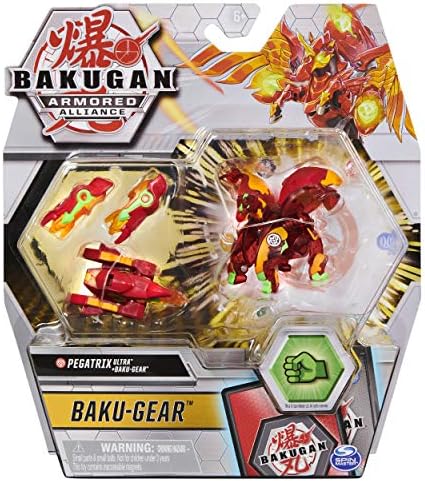 Bakugan Ultra, Pegatrix with Transforming Baku-Gear, Armored Alliance 3-inch Tall Collectible ...