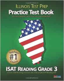 ILLINOIS TEST PREP Practice Test Book ISAT Reading Grade 3: Aligned to ...