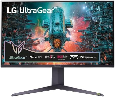LG Electronics UltraGear Gaming Monitor 32GQ950-B-31.5 inch,Nano IPS ATW UHD 4K Display,144HZ O ...