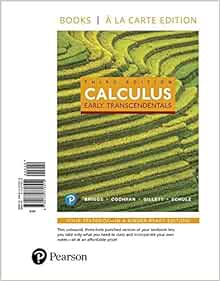 Calculus: Early Transcendentals, Books A La Carte Edition (3rd Edition ...