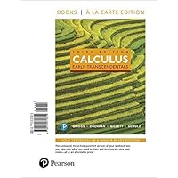 Thomas' Calculus: Early Transcendentals -- MyLab Math with Pearson ...