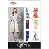 Amazon.com: Vogue Patterns Misses' Top And Belt, 6-8-10-12-14, Green ...