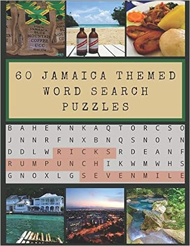 Reading Level for 60 Jamaica Themed Word Search Puzzles: Over 600 ...