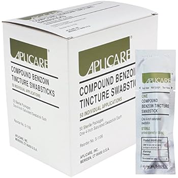 Amazon.com: Aplicare Compound Benzoin Tincture Swabsticks 50 Individual ...