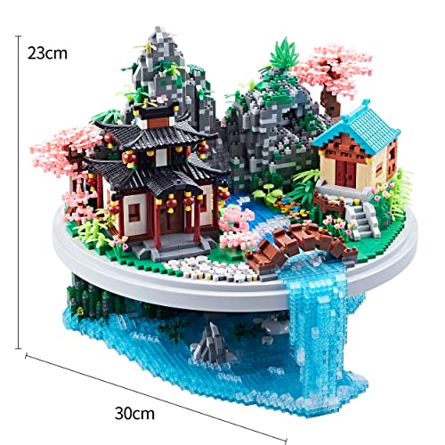 Peachtree Micro Blocks for Adults Mini Bricks Decorative Models Kit, a Chinese Ancient Famous ...