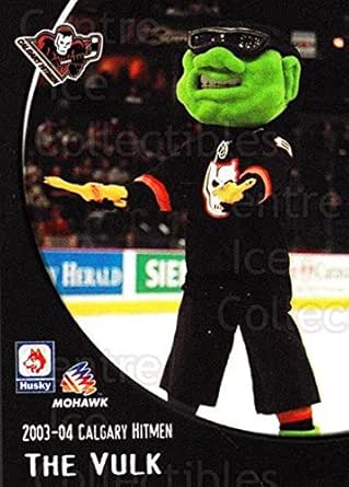Amazon.com: (CI) Mascot Hockey Card 2003-04 Calgary Hitmen 24 Mascot ...