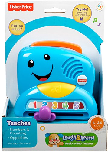 Fisher-Price Laugh & Learn Peek-a-Boo Toaster Home Garden Kitchen ...