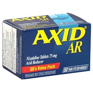 Amazon.com: Axid AR Acid Reducer, Tablets, Value Pack 50 tablets ...