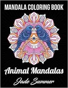 Amazon.com: Mandala Coloring Book: An Adult Coloring Book with Cute ...