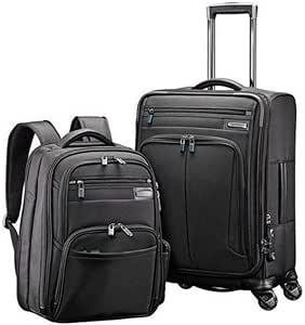 Amazon.com | Samsonite Premier II 2-Piece Set, 21" Carry On & Backpack ...