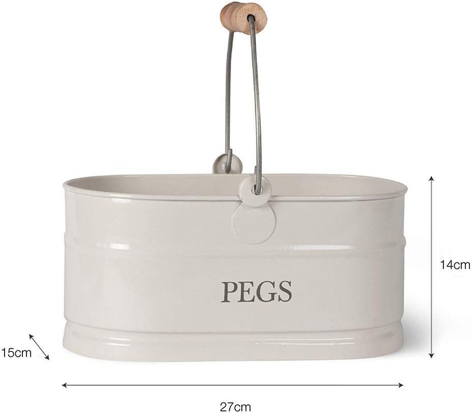 PEG BUCKET CADDY In Chalk by Garden Trading – BigaMart