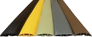 Amazon.com: Electriduct Small Plastic Flexible Floor Cord Cover Cable ...