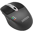 Amazon.com: Arteck Multi-Device Wireless Bluetooth Mouse Ergonomic ...