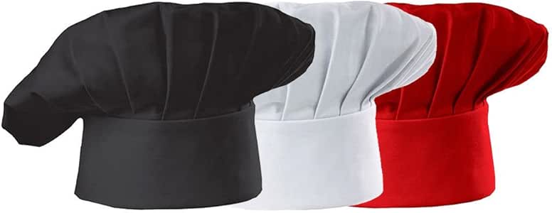 Amazon.com: CHEFSKIN Big & Tall 2X XXL Mushroom Chef Hat, Fully ...