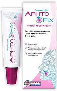 Aphto Fix Mouth Ulcer Cream (Fast Relief): Buy Online at Best Price in ...