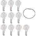 Amazon.com: Ruibapa 10pcs Ignition Keys 455 for Heavy Equipment ...