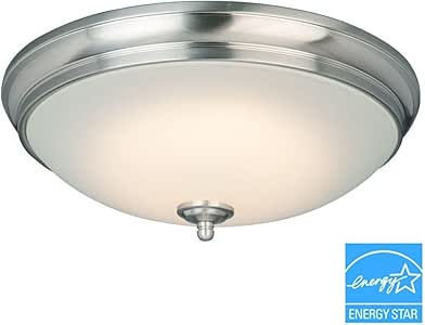13 in. Brushed Nickel LED Flush Mount - - Amazon.com