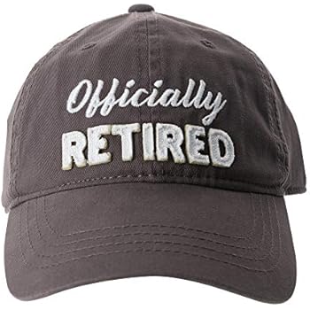 Amazon.com: Retirement Party Baseball Cap Hat, Officially Retired Sash ...