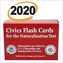 US Citizenship test civics flash cards for the naturalization exam with ...