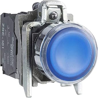 Illuminated Push Button, 22mm, Blue: Amazon.com: Industrial & Scientific
